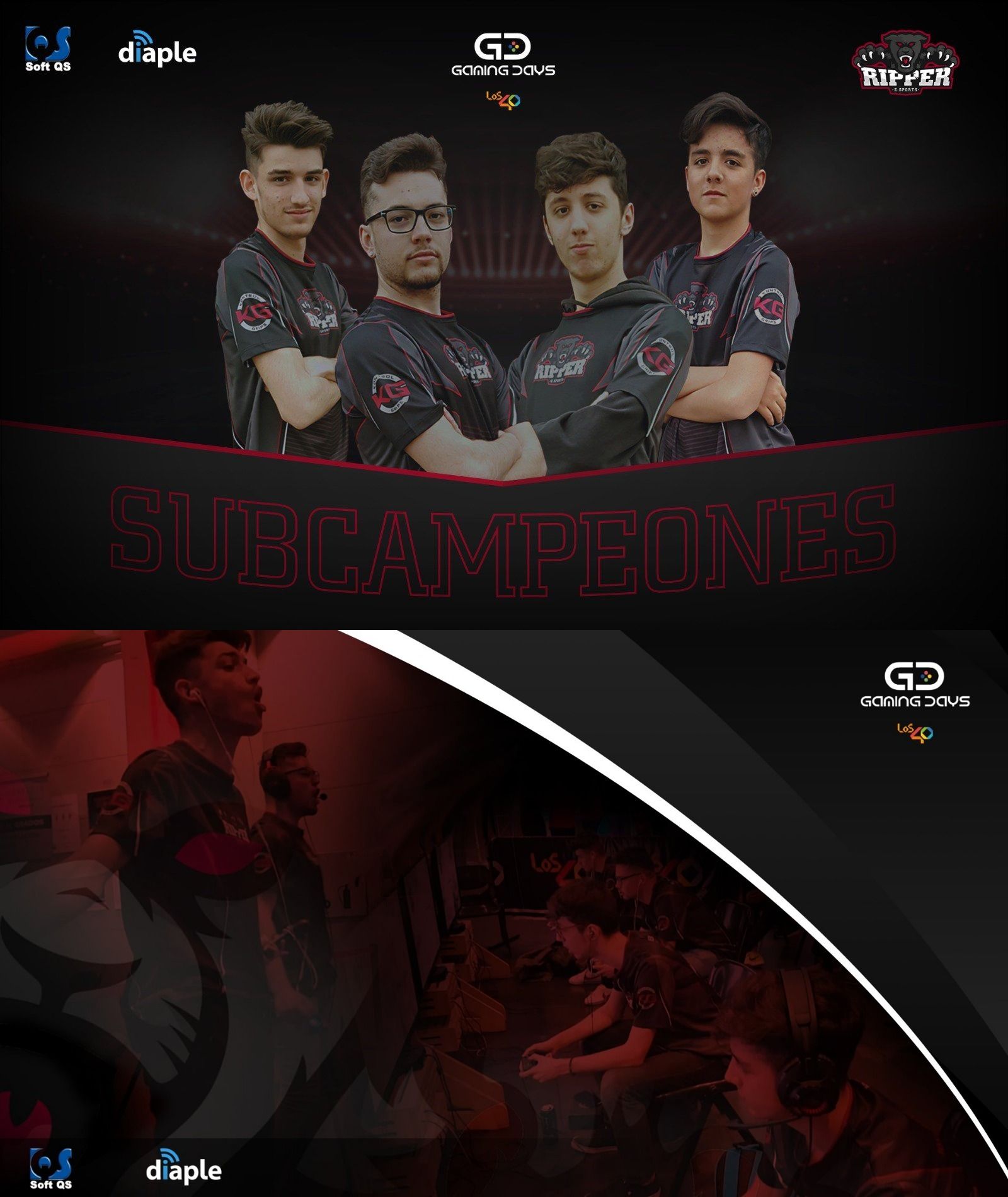 Ripper, subcampeón de la LAN LOS40 en Zaragoza – Noticias – Diaple ...